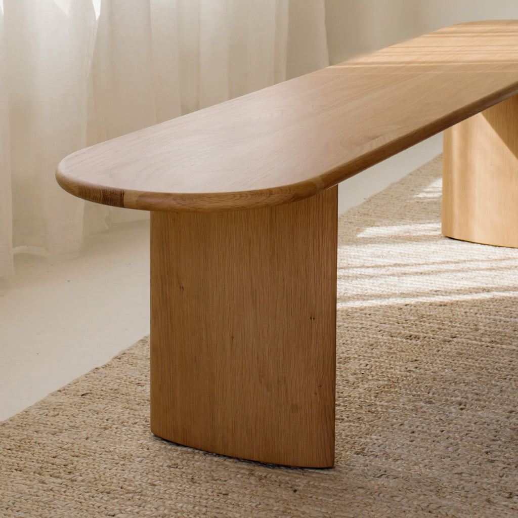 Union Bench, Seats 3, White Oak - Sundays Company