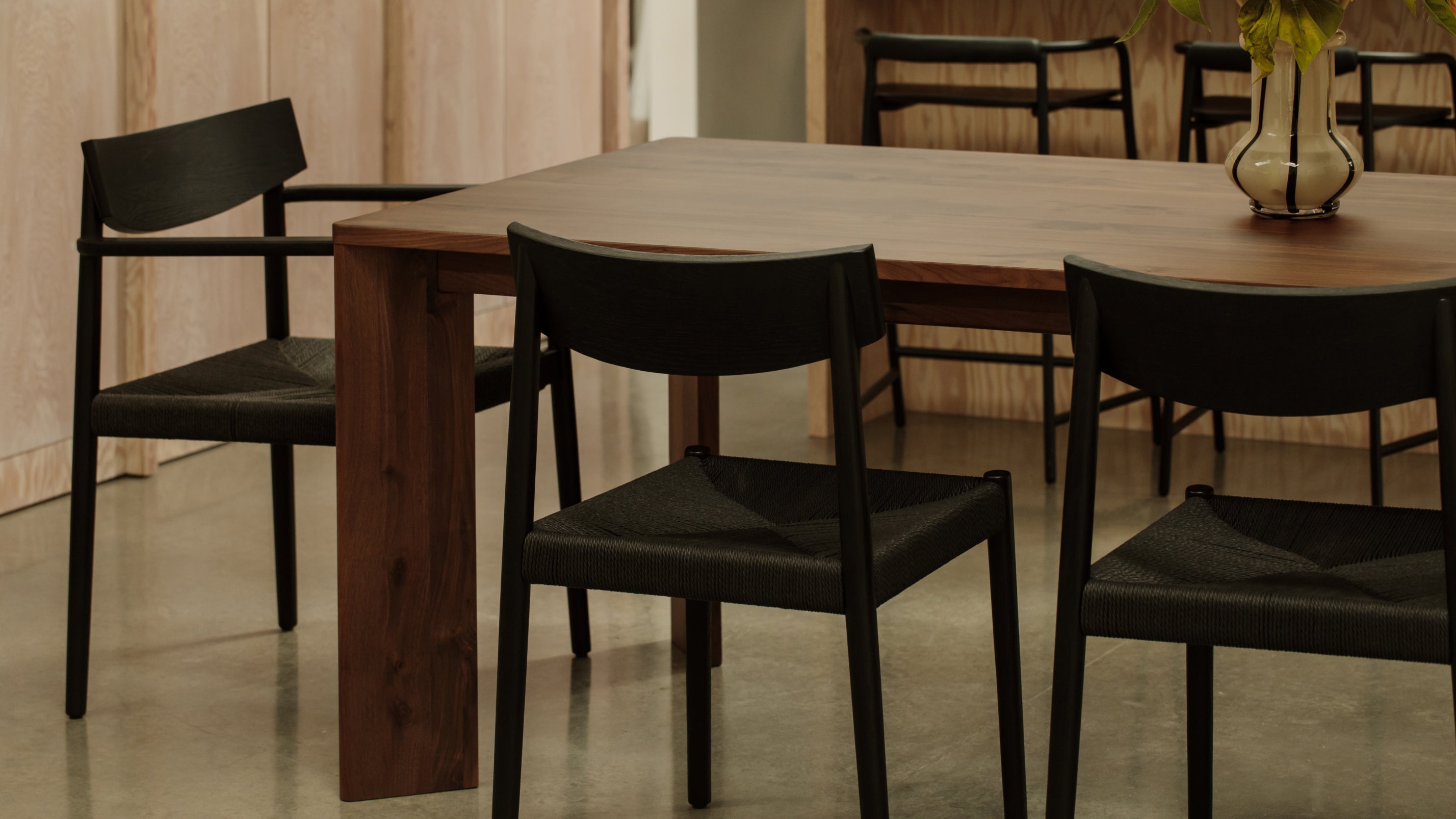 Frame Dining Table, Seats 6-8 People, American Walnut