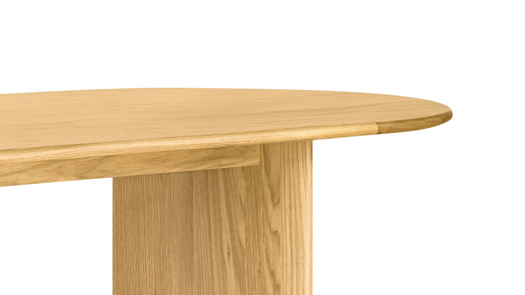Union Dining Table, Seats 6-8 People, White Oak - Sundays Company