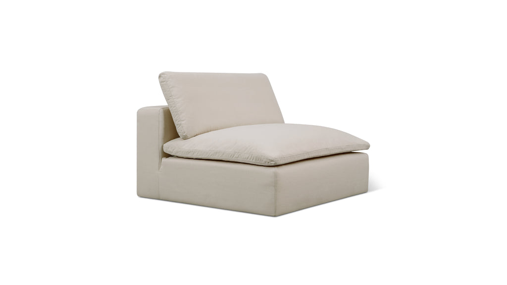 Movie Night™ Outdoor Armless Chair, Large, Ivory - Sundays Company