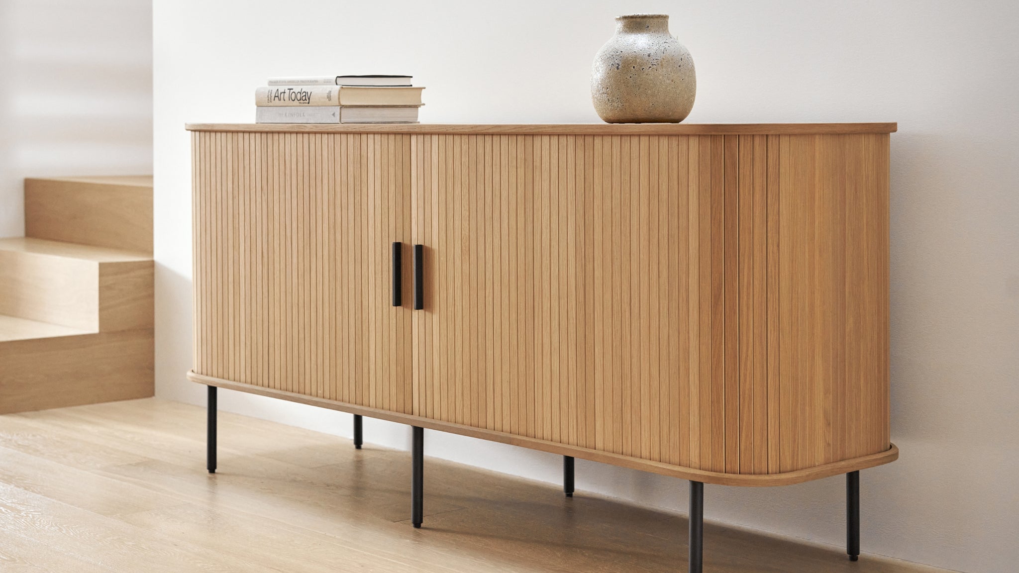 Easy Edge Sideboard, Regular, White Oak – Sundays Company