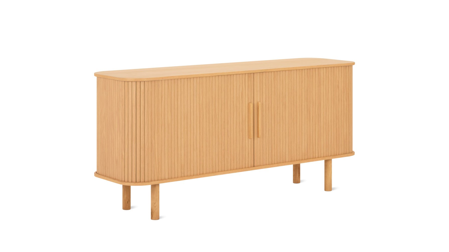 Tambour Wood Sideboard - Sundays Furniture