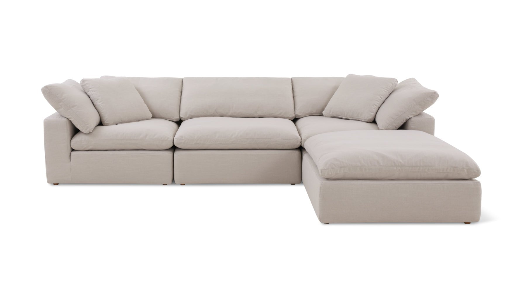 Movie Night™ 4-Piece Modular Sectional, Standard, Clay