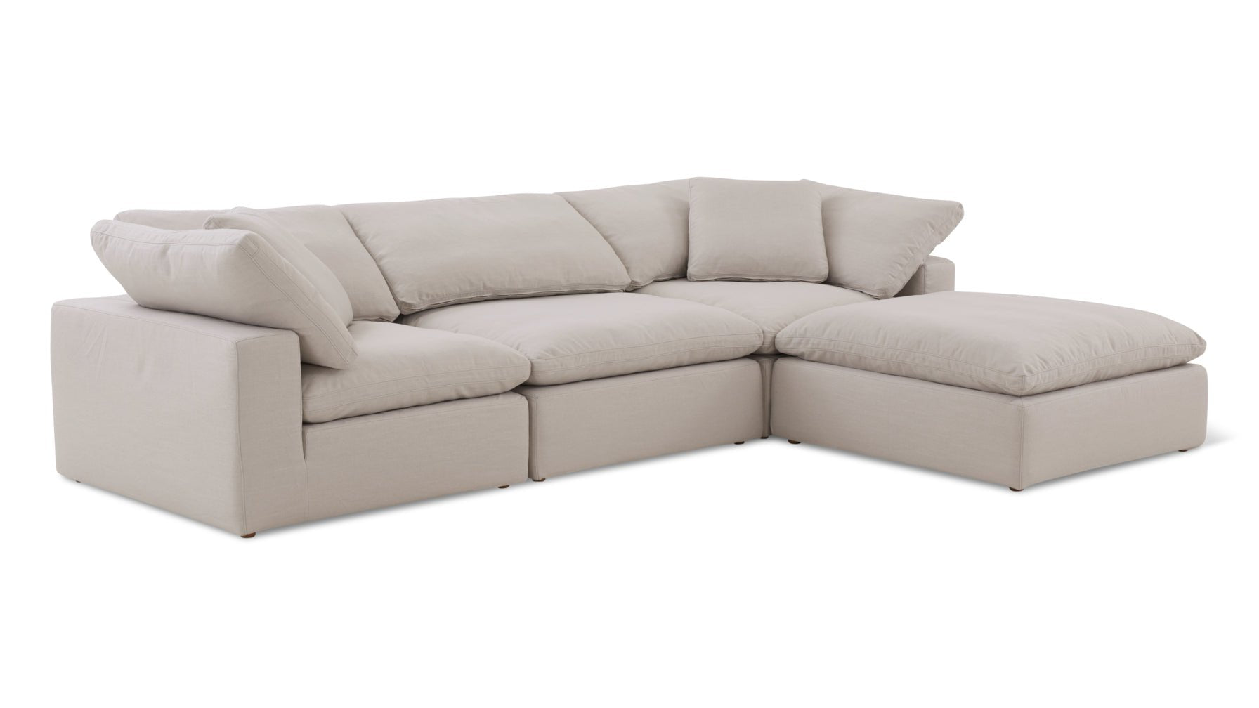 Movie Night™ 4-Piece Modular Sectional, Standard, Clay