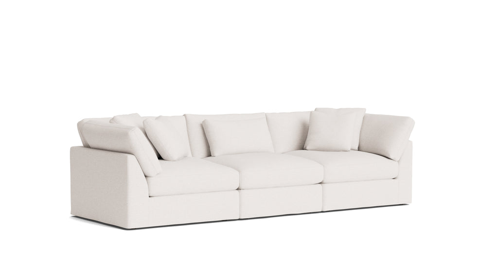 Get Together™ 3-Piece Modular Sofa, Large, Nomad Snow - Sundays Company