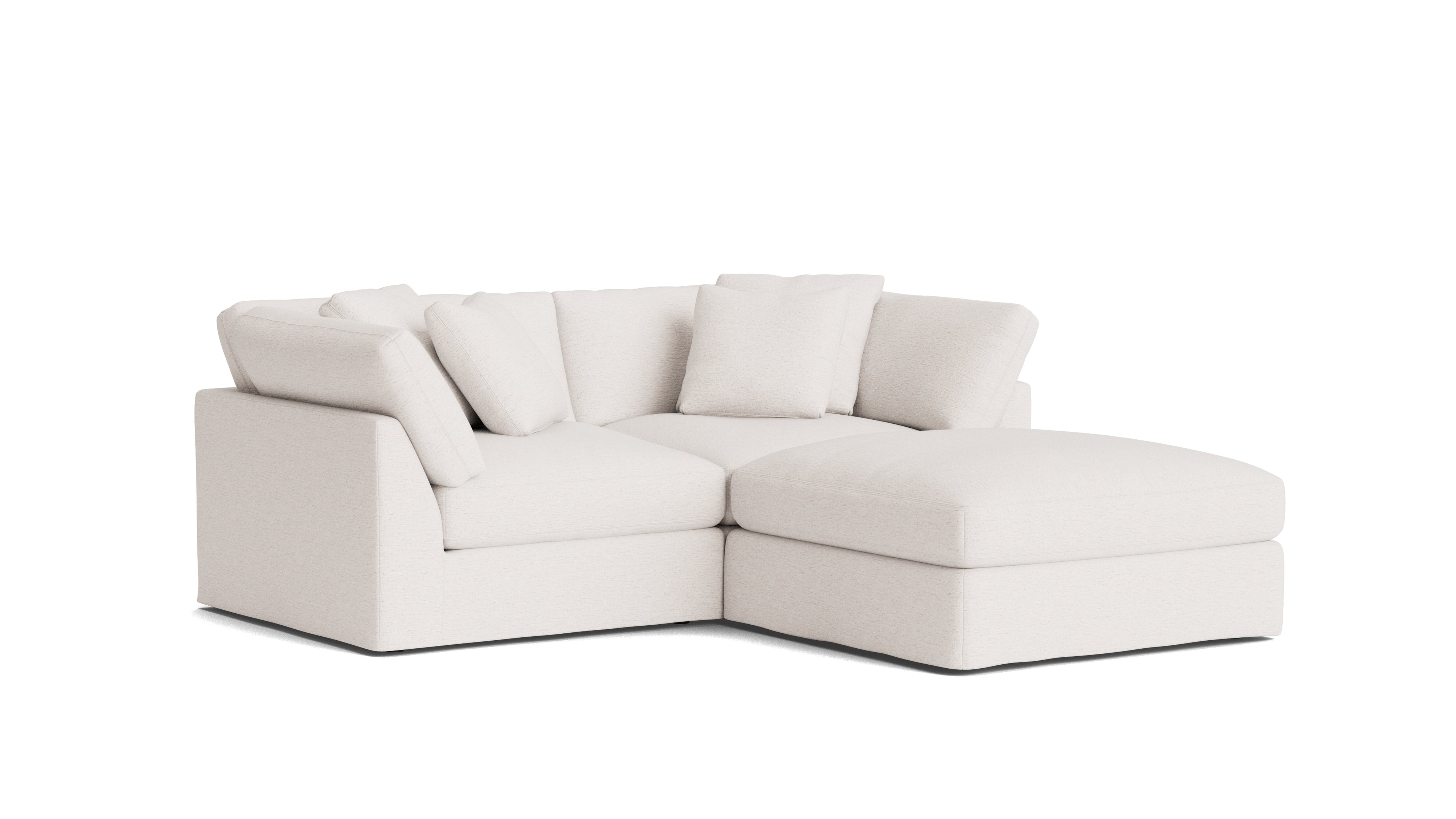 Get Together™ 3-Piece Modular Sectional, Large, Nomad Snow - Sundays ...