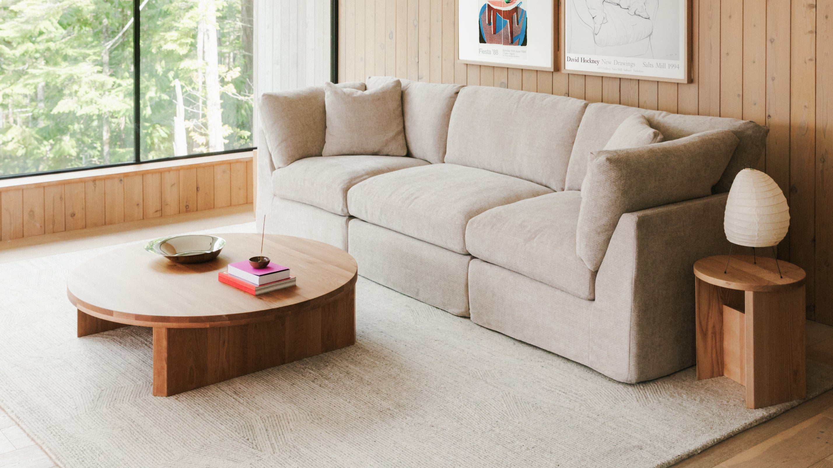 Get Together™ 3-Piece Modular Sofa, Standard, Champagne - Sundays Company