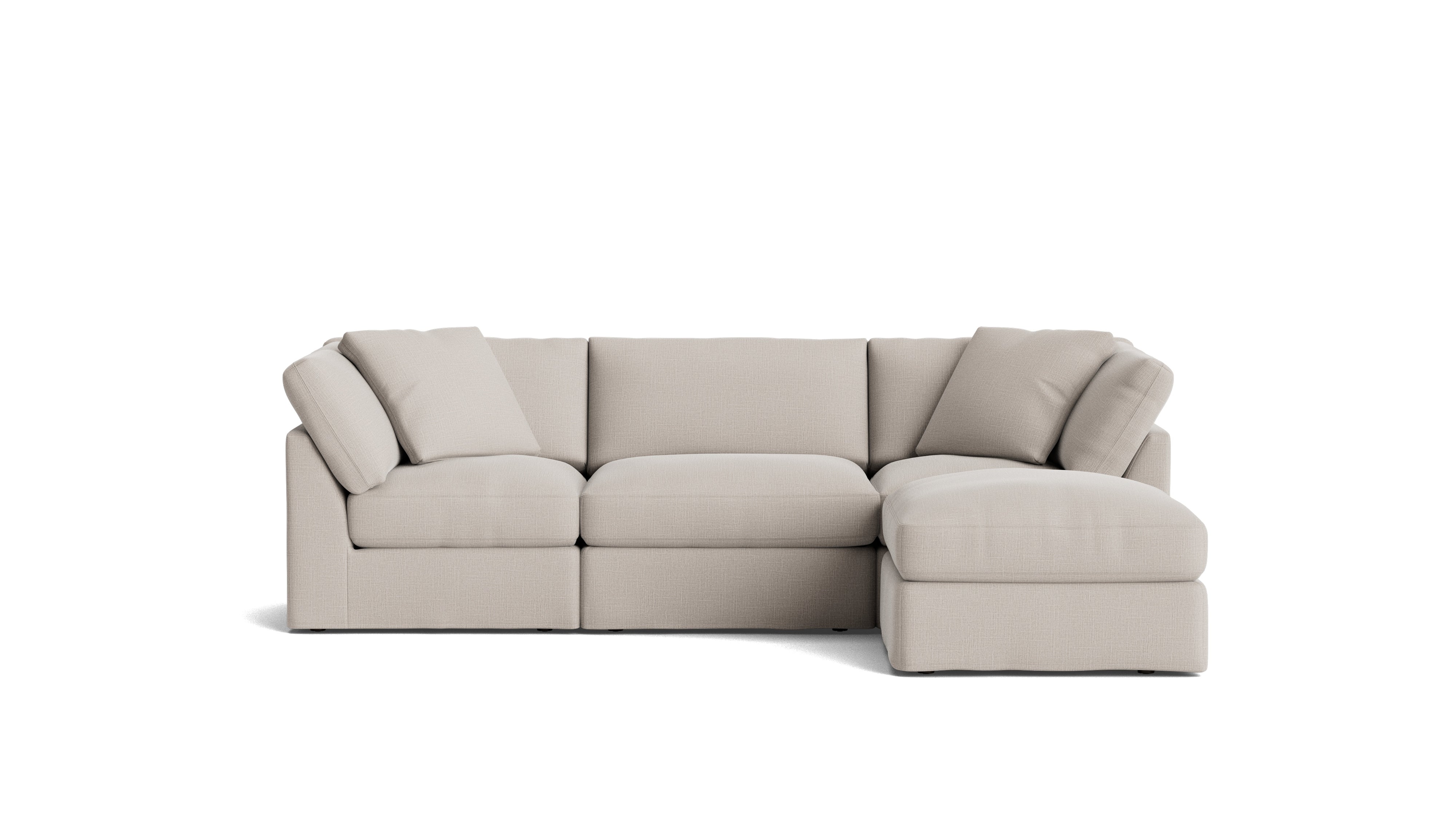 Get Together™ 4-Piece Modular Sectional, Standard, Clay