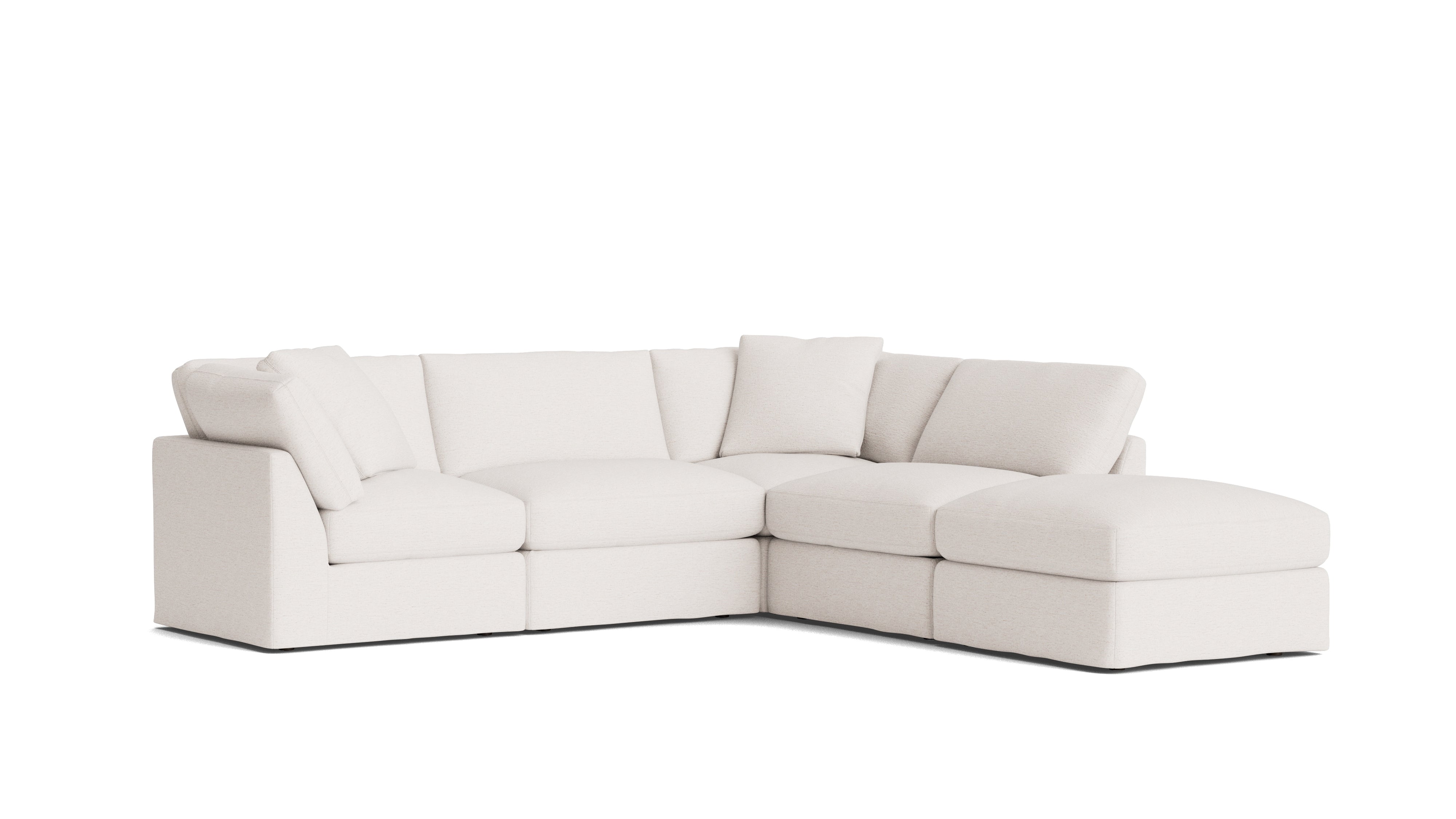 Get Together™ 5-Piece Modular Sectional, Standard, Nomad Snow - Sundays ...
