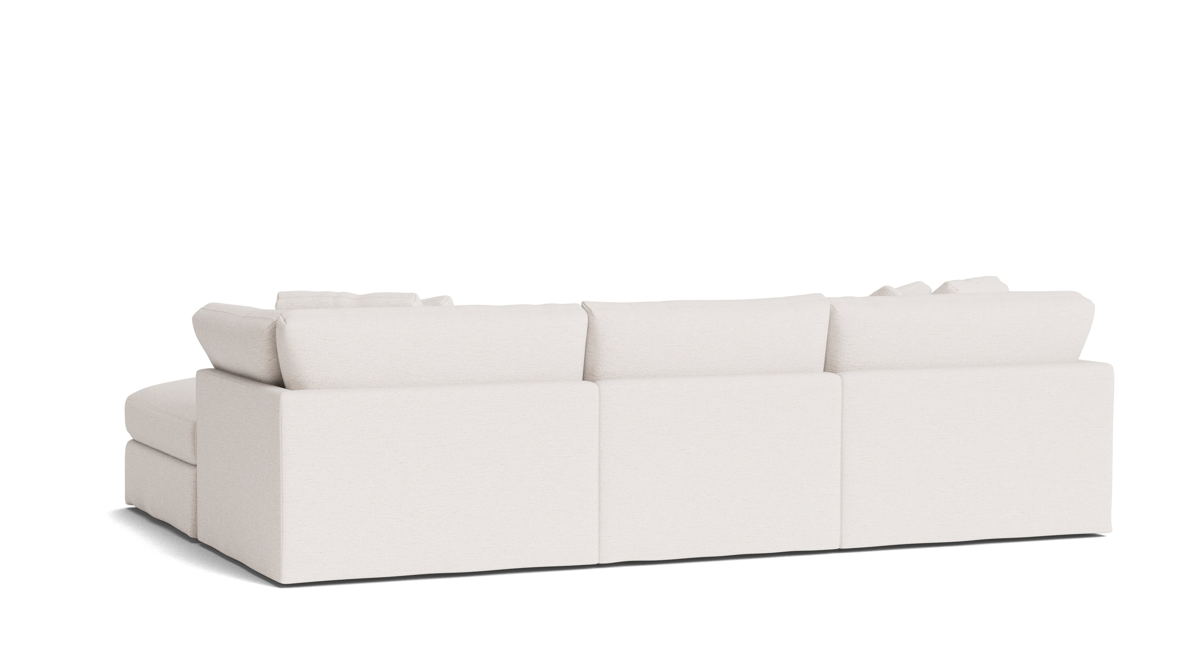 Get Together™ 5-Piece Modular U-Shaped Sectional, Large, Nomad Snow ...
