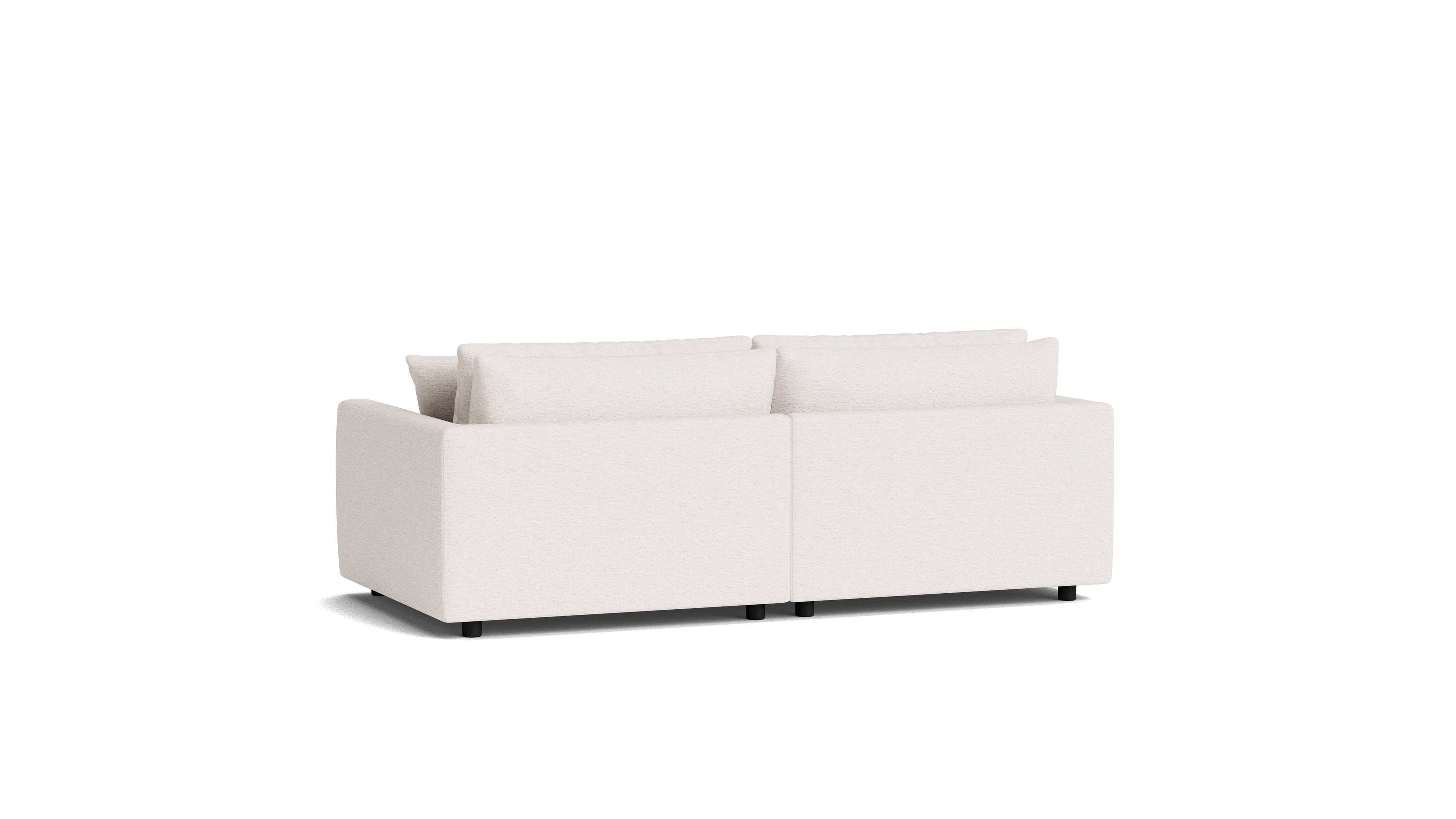 Soft Spot 2-Piece Modular Sofa, Nomad Snow - Sundays Company