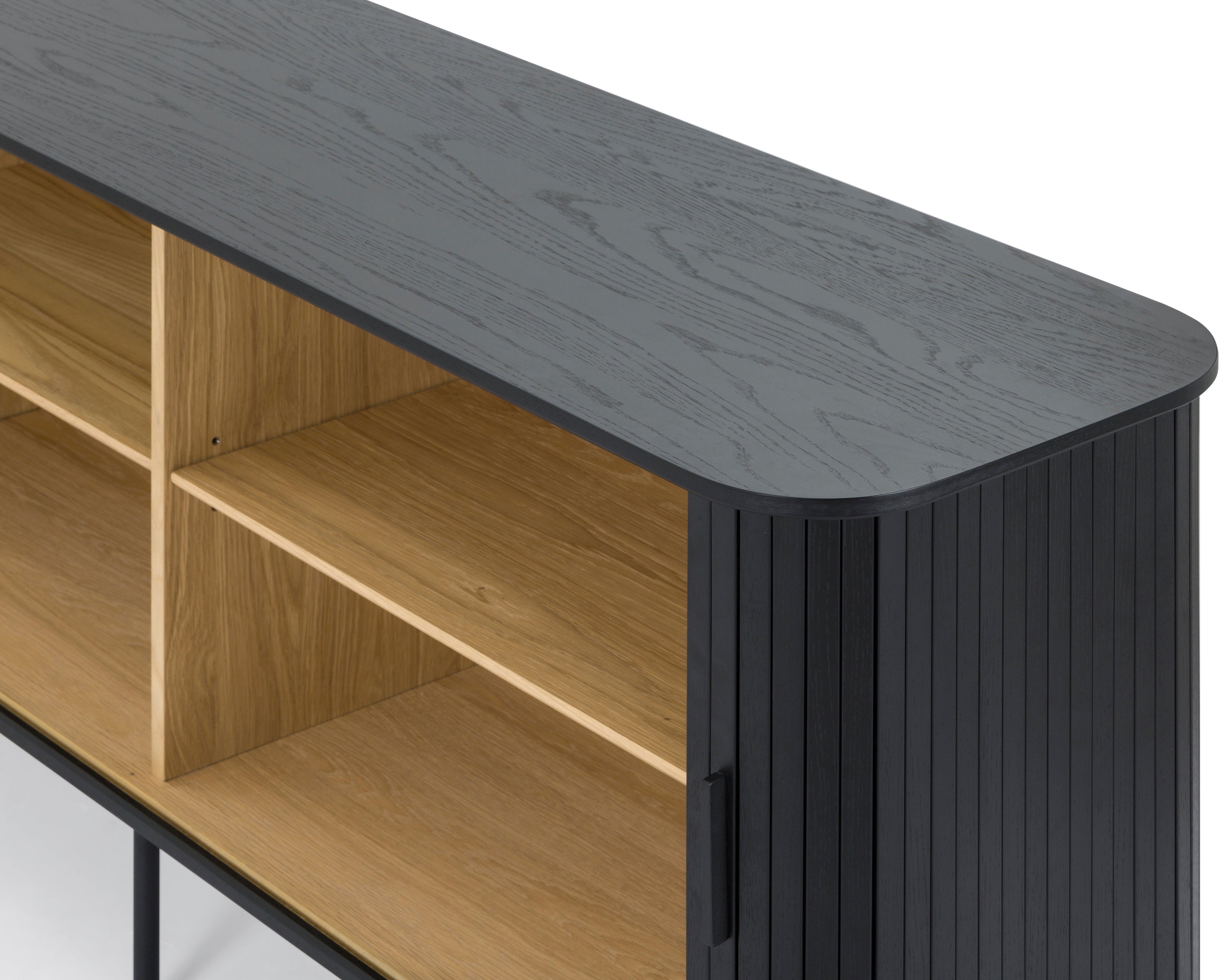 Easy Edge Sideboard, Regular, Black Oak